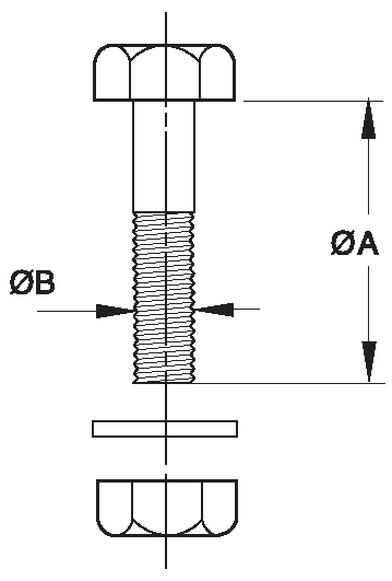 ISO Nut, Bolt, and Washer Sets for Two Bolted Flanges | NCE Solutions