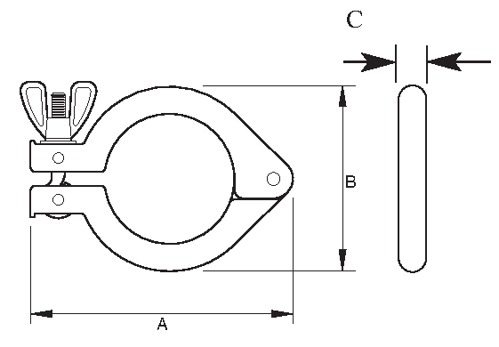 KF Clamps, Aluminium | NCE Solutions